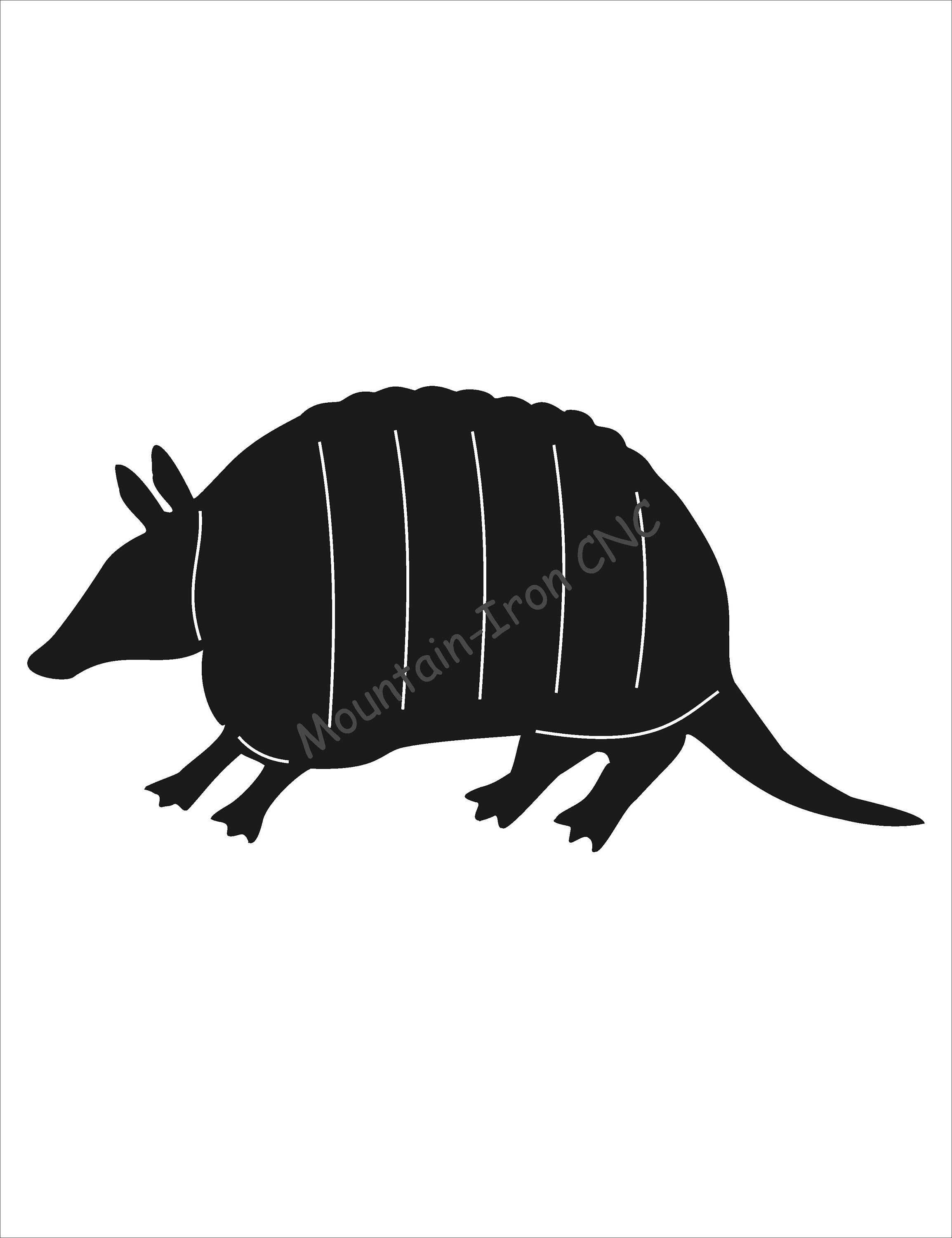 Armadillo CNC Plasma DXF Autocad Digital Cutting File Pattern - Etsy