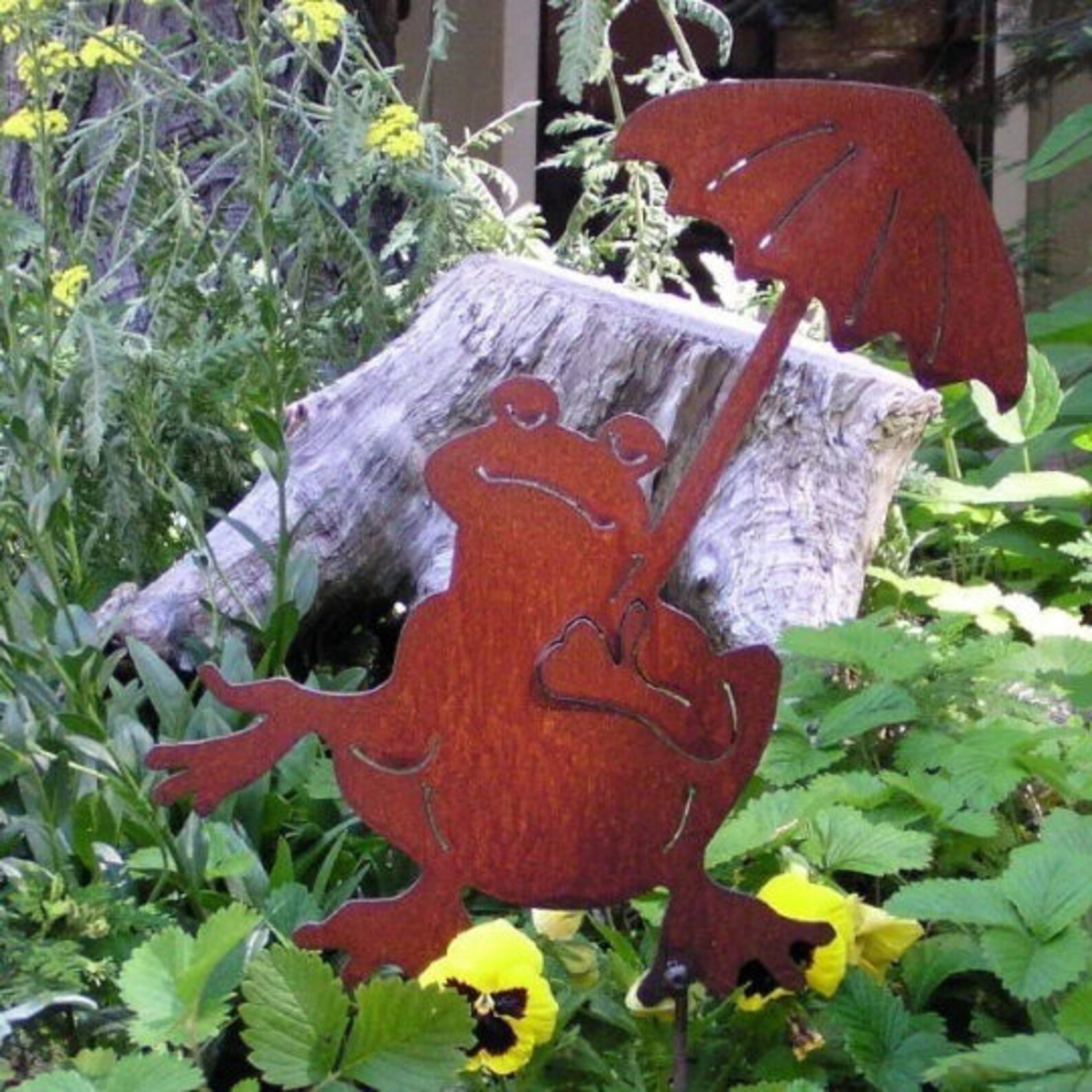 Frog With Umbrella CNC Plasma DXF Autocad Digital Cutting File Pattern ...