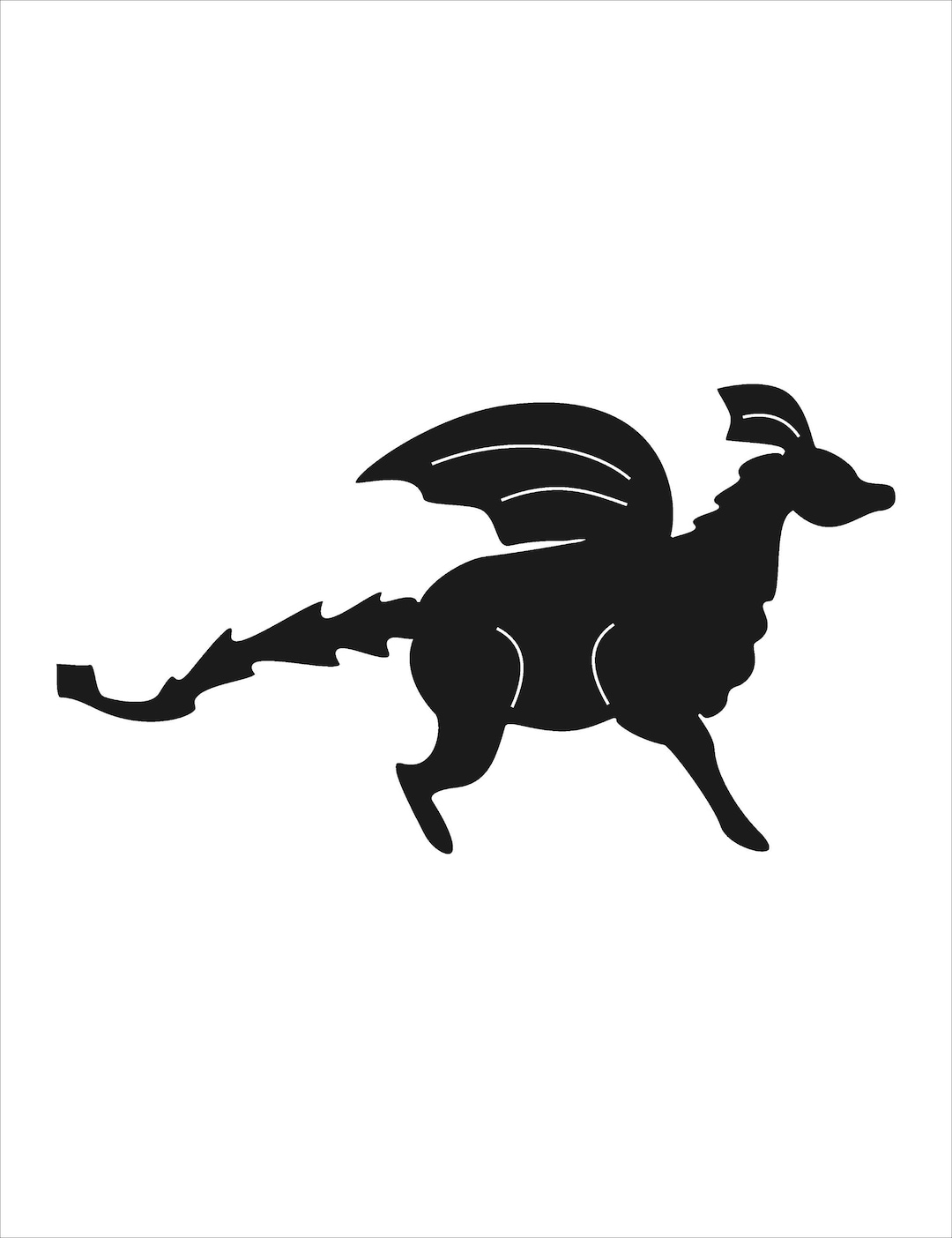 Dragon CNC Plasma DXF Autocad Digital Cutting File Pattern - Etsy