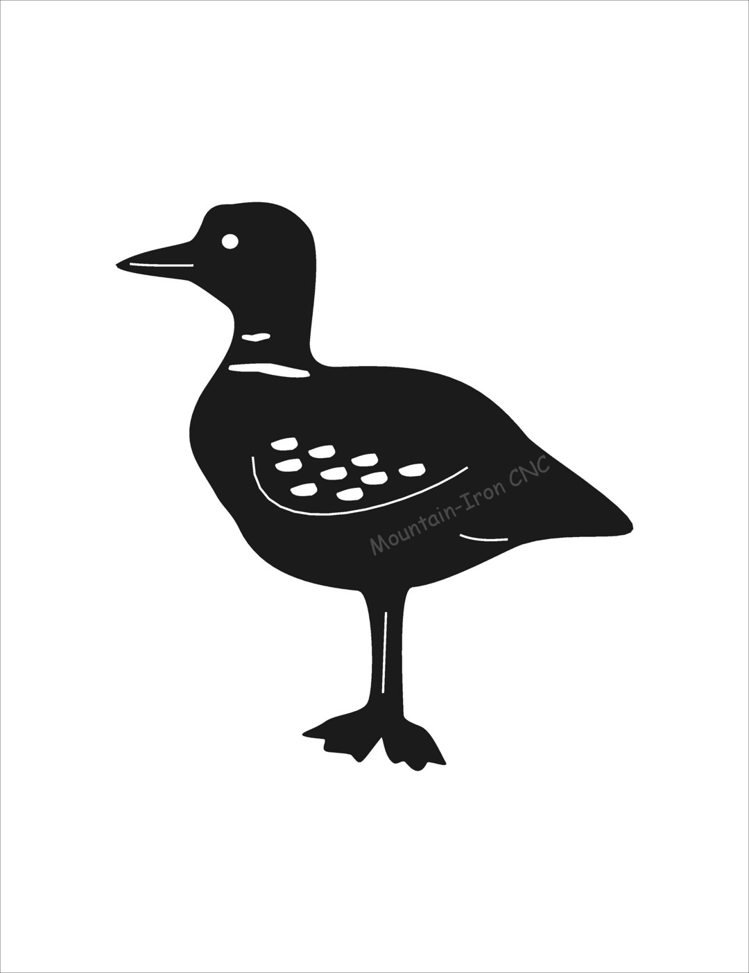 Loon Bird CNC Plasma DXF Autocad Digital Cutting File Pattern - Etsy
