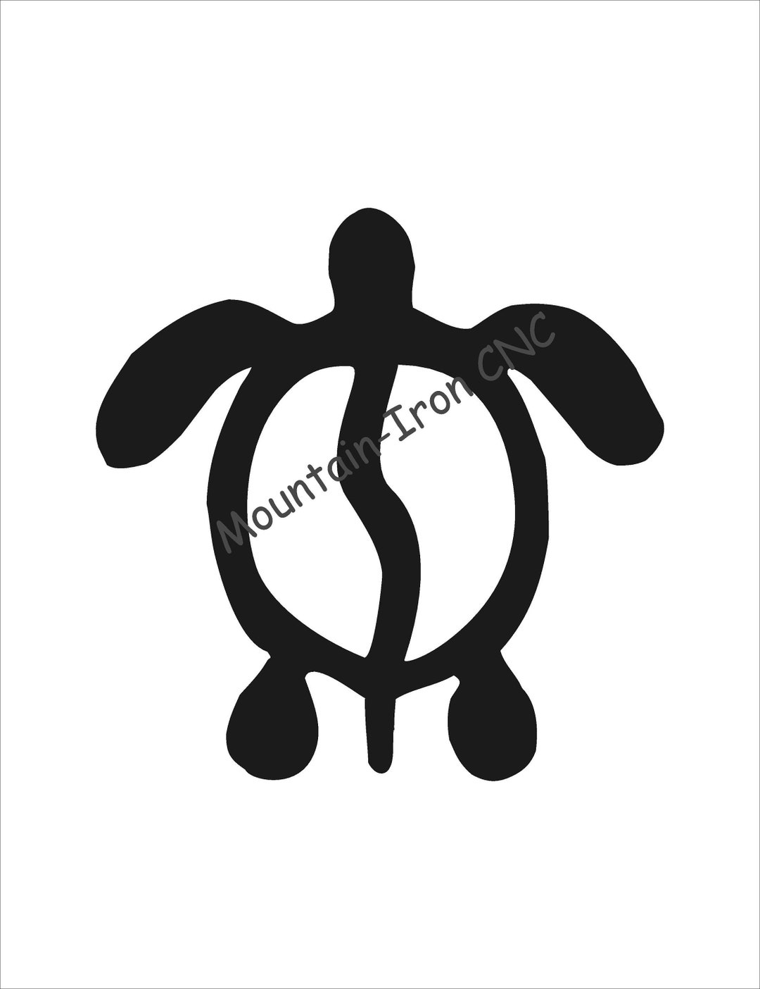 Primitive Hawaiian Honu Turtle CNC Plasma DXF Autocad Digital Cutting ...