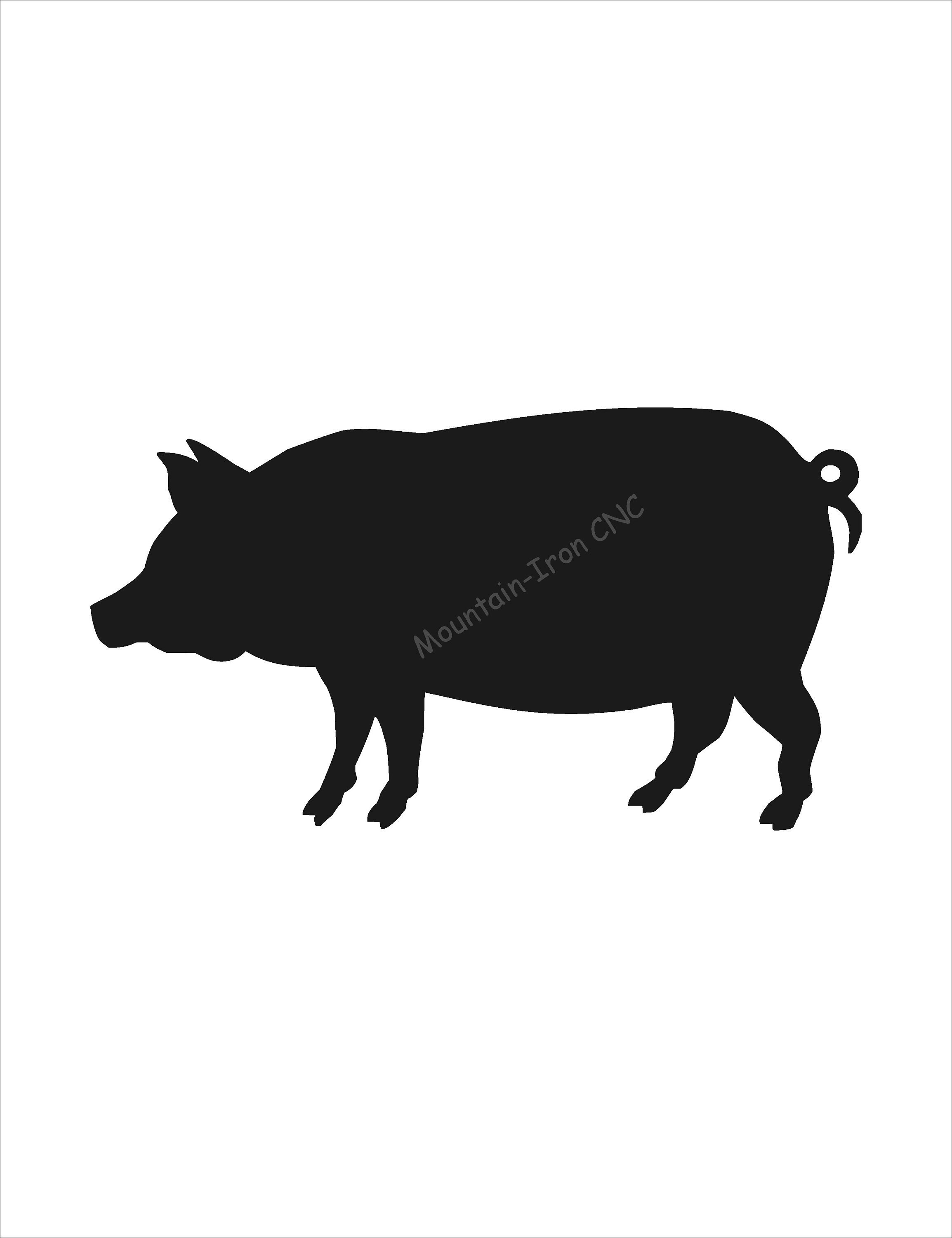 Pig CNC Plasma DXF Autocad Digital Cutting File Pattern - Etsy