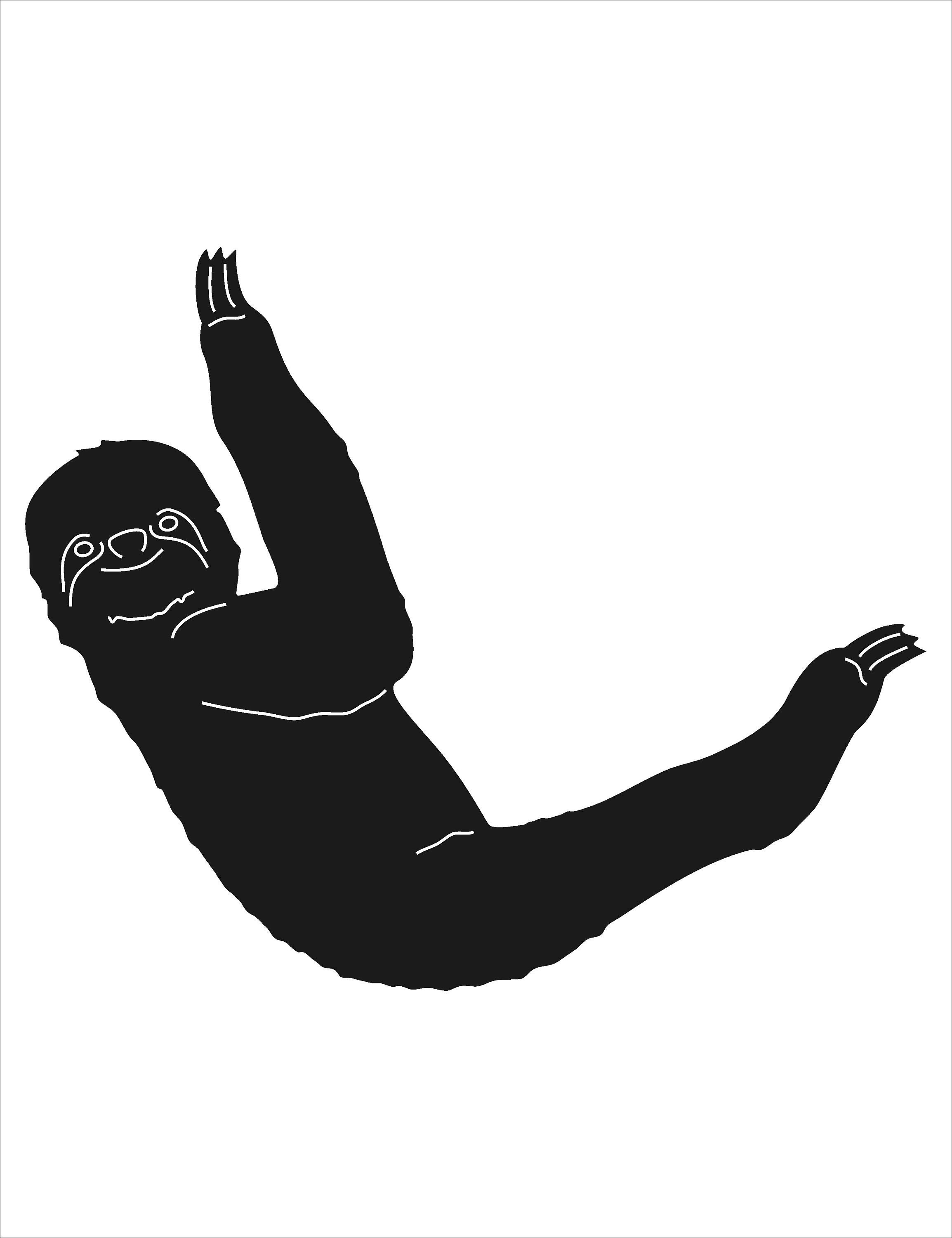 Sloth CNC Plasma DXF Autocad Digital Cutting File Pattern - Etsy