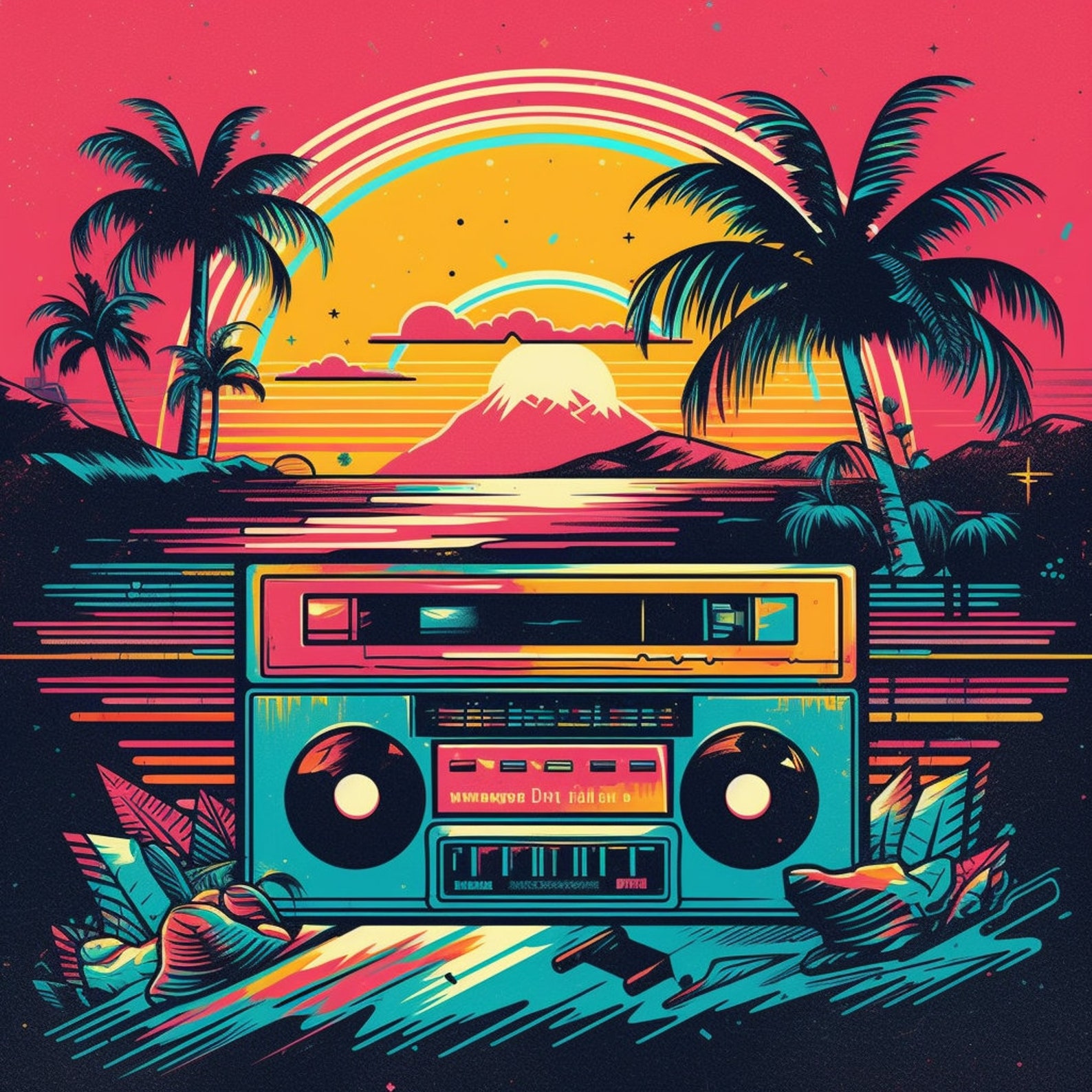 100 Neon 90s Retro Vintage Designs, Digital Downloads, Iconic Decade ...