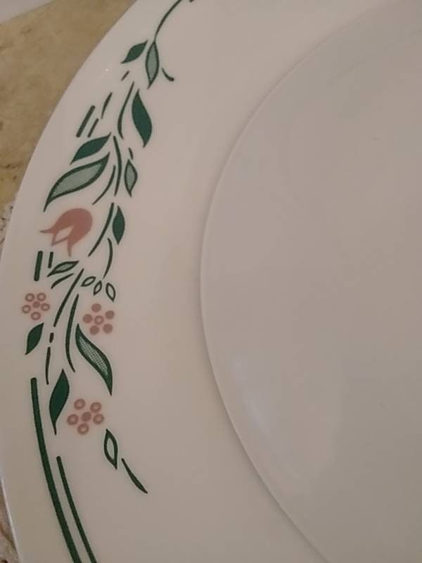 Vintage Corelle ROSEMARIE Tulip Set of 4 DINNER PLATES 6 Bread Plates ...