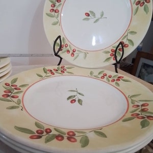 Rare Find Corelle Ultra Radiance Pattern 4 Dinner Plates 10.75" & 4 ...