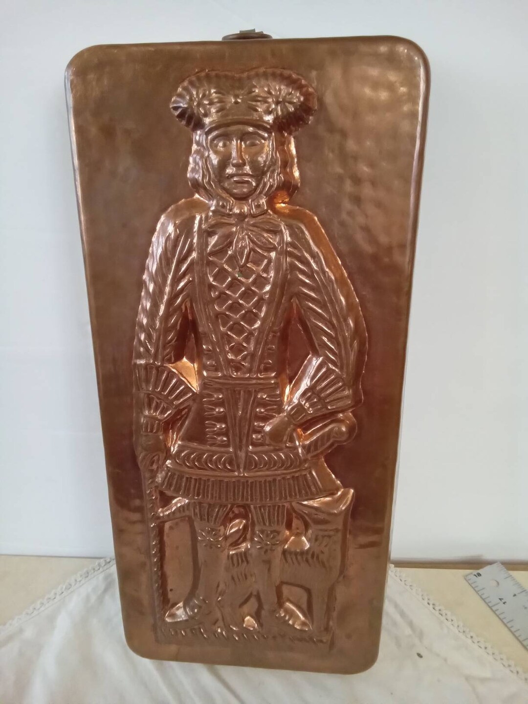 Vintage BIRTH-GRAMM Copp Mold Large Switzerland Hunter With Dog 611G 13 ...