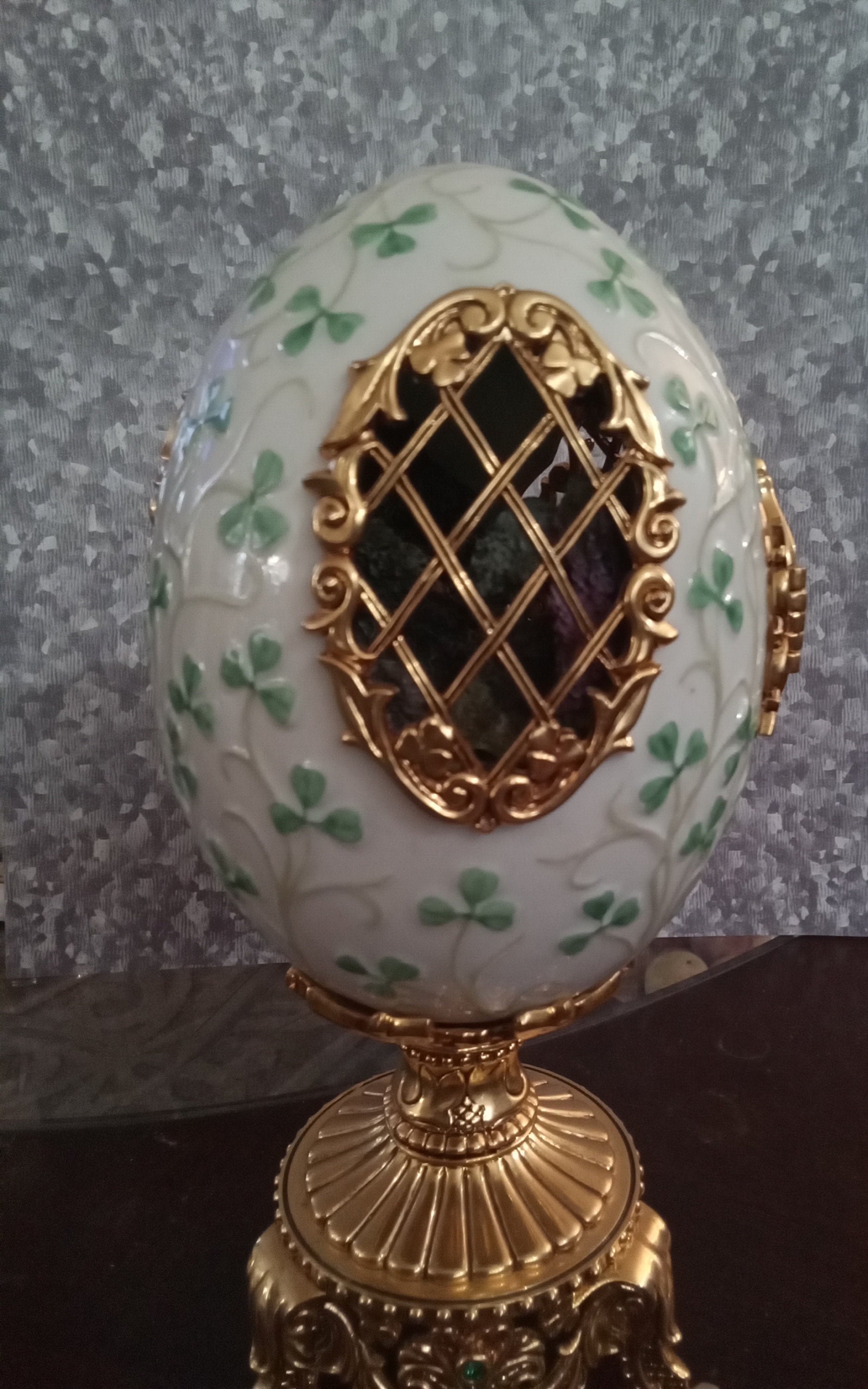 Franklin Mint House of Faberge Emerald Isle Collectors Egg - Etsy
