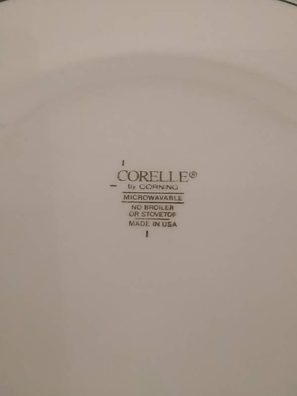 Vintage Corelle ROSEMARIE Tulip Set of 4 DINNER PLATES 6 Bread Plates ...