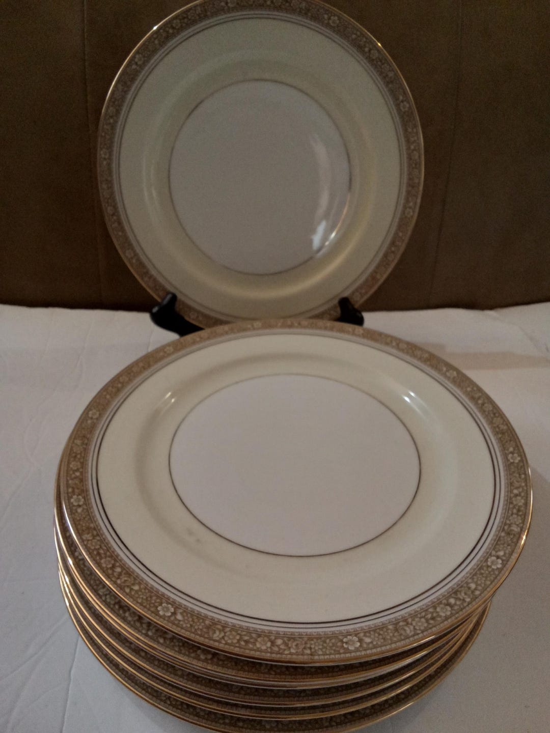Vintage Noritake China Nerrisa Pattern M Dinner Plates Morimura Dining ...