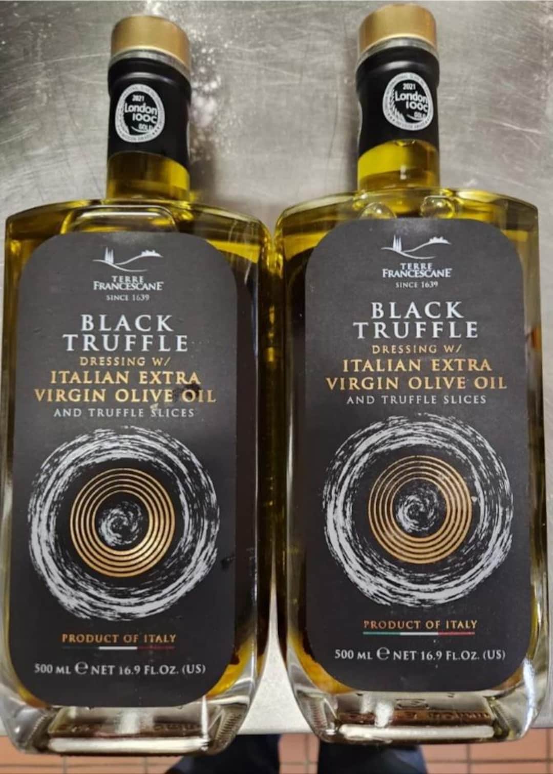 Black Truffle Dressing Italian in Extra Virgin Olive Oil Terre ...