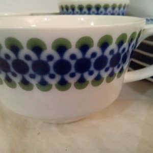 Rare Vintage Arzberg China Tea Set Germany White Blue and - Etsy