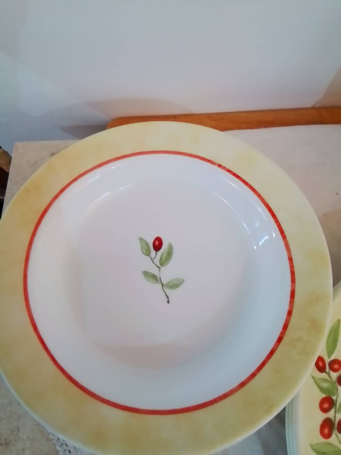 Rare Find Corelle Ultra Radiance Pattern 4 Dinner Plates 10.75" & 4 ...