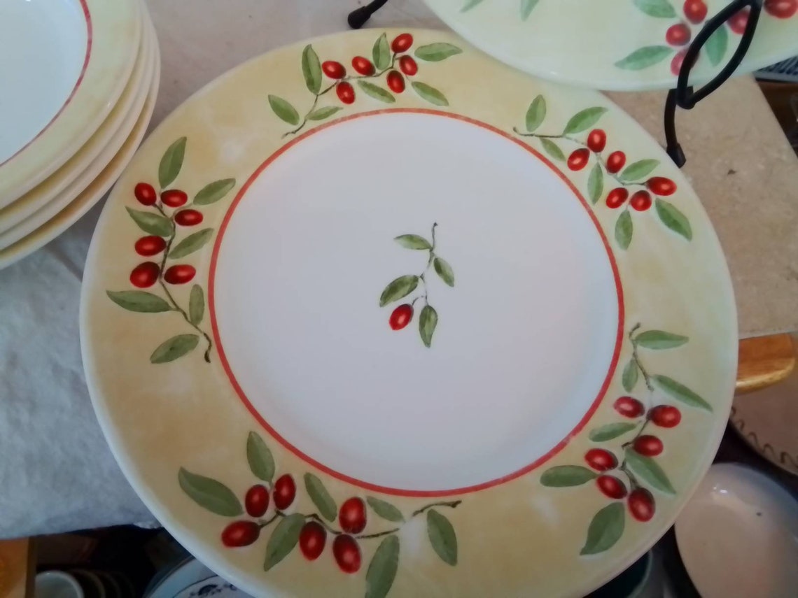 Rare Find Corelle Ultra Radiance Pattern 4 Dinner Plates 10.75" & 4 ...