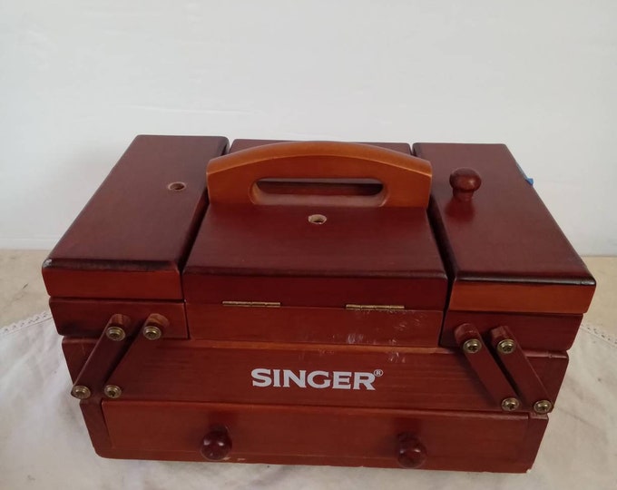 Vintage Mini Singer Sewing Box. 8x5x5" See Photos - Etsy