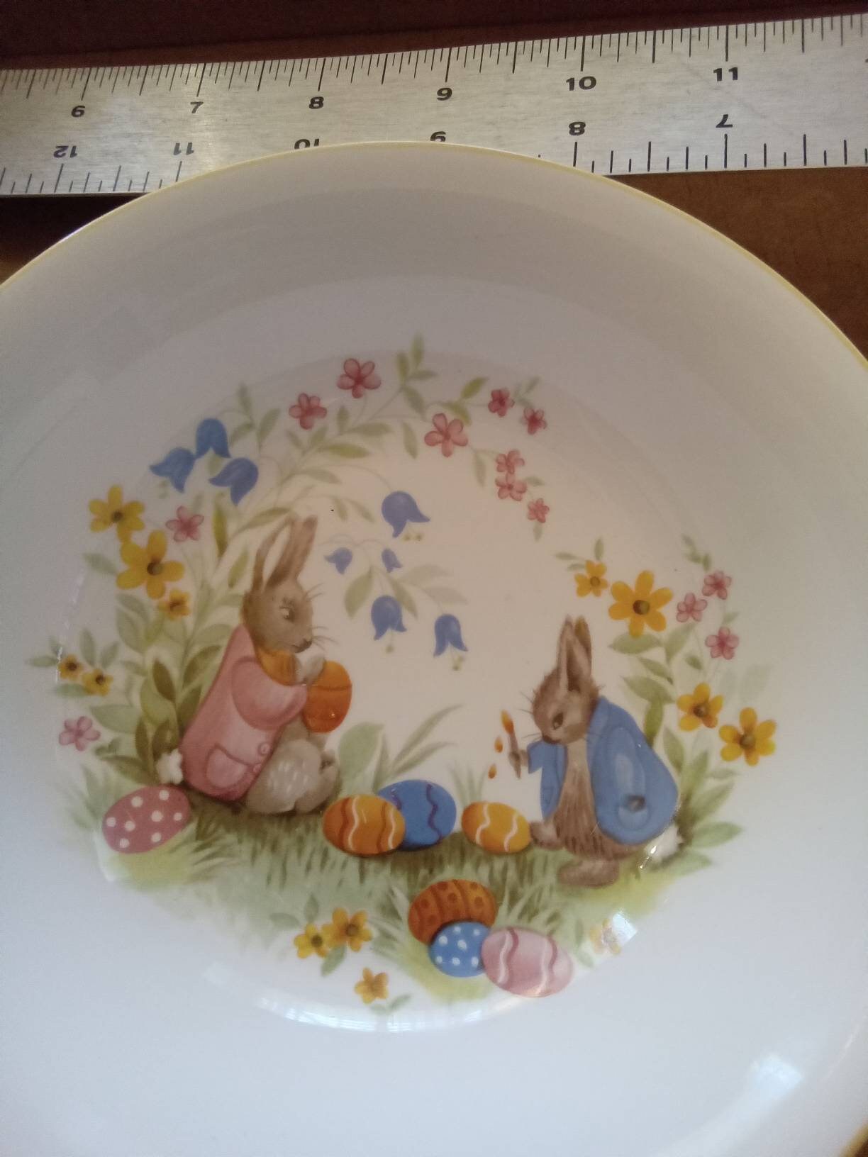 Vintage Elizabethan Bobtails Children's Ceramic Two Bowls, Cute Bunny ...