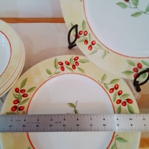 Rare Find Corelle Ultra Radiance Pattern 4 Dinner Plates 10.75" & 4 ...