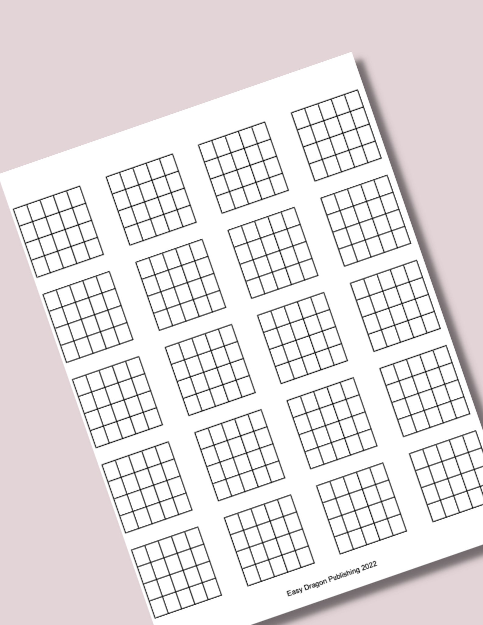 Large Printable Guitar Chord Blocks 20. Guitar Tab Paper. Blank Guitar ...