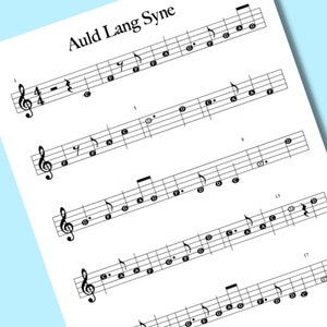 Popular Kids Songs in Treble Clef for Any Instrument! - Etsy