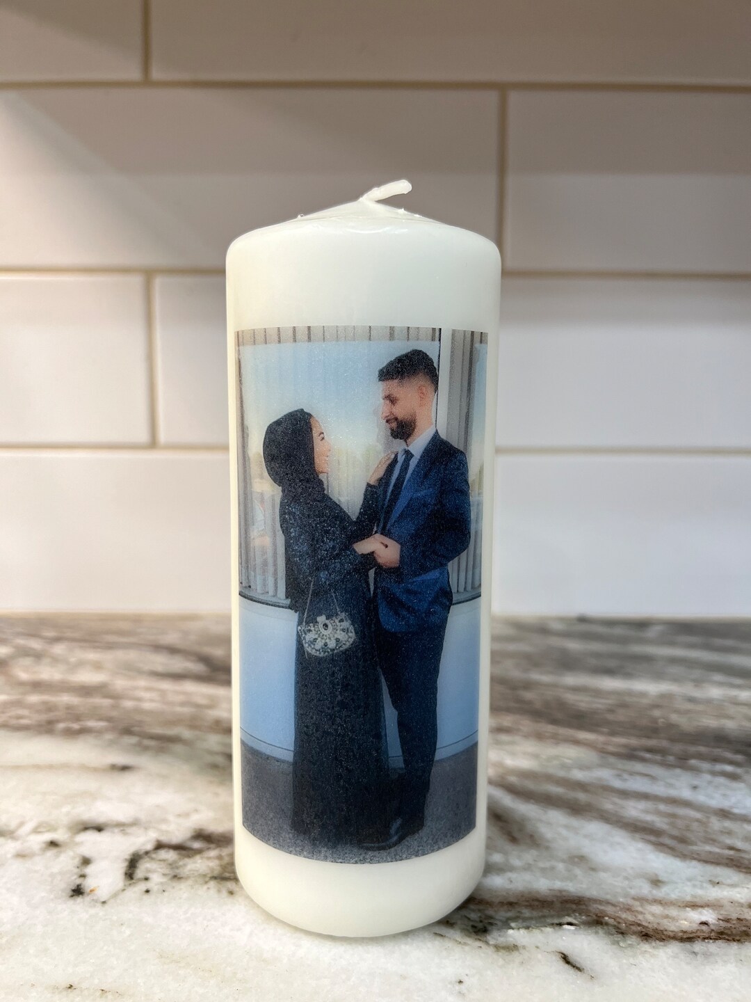 Personalized Custom Customization Large Candle With Image - Etsy