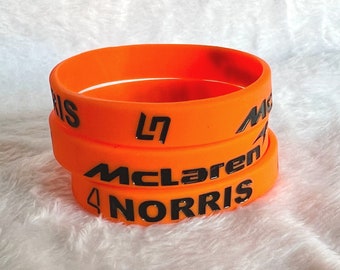 Carlos Sainz F1 Driver Inspired Rubber Wristband, Ferrari / Bracelet ...