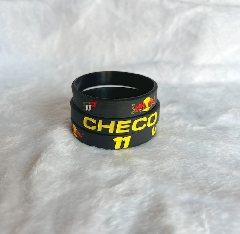 Sergio Perez F1 Driver Inspired Rubber Wristband Red Bull - Etsy