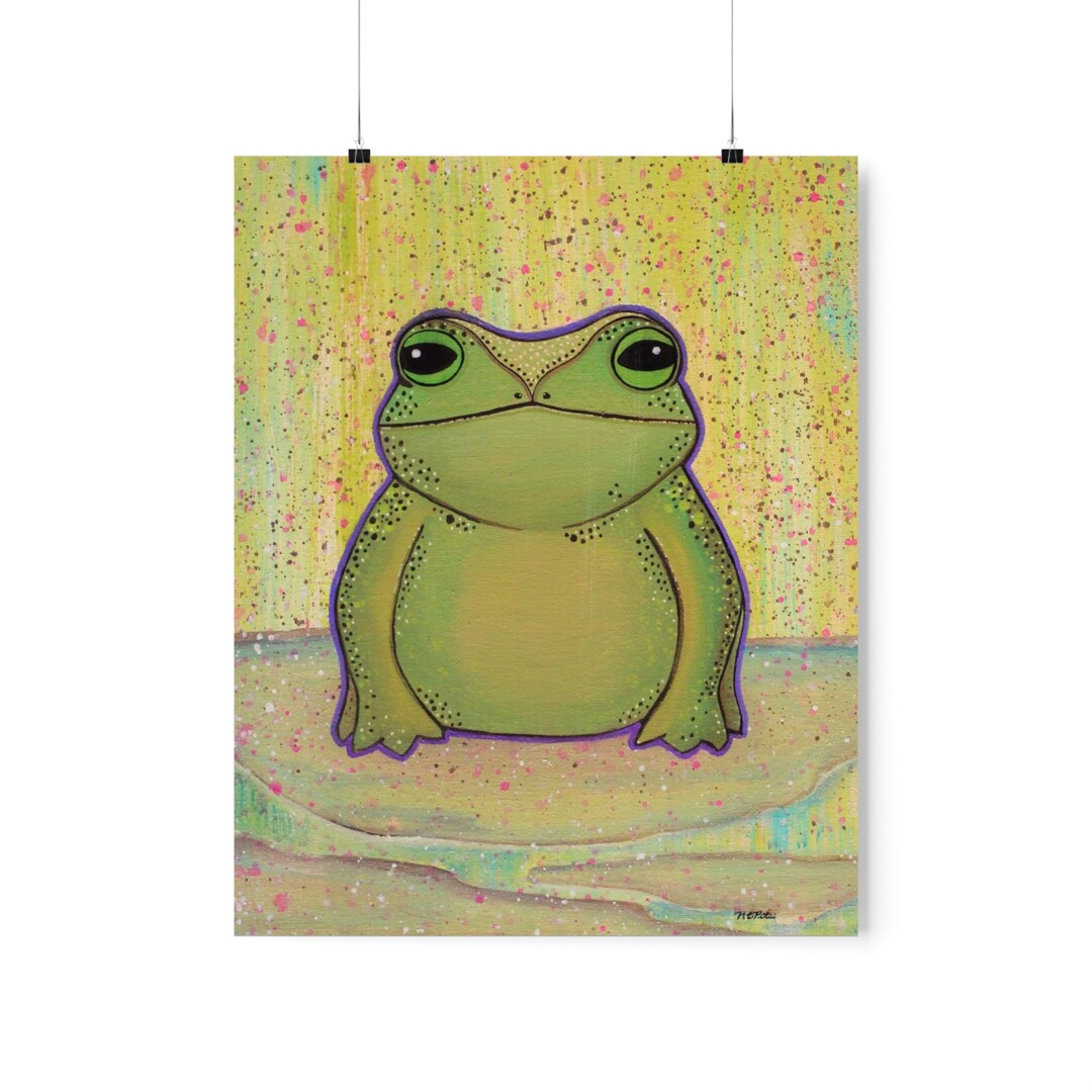 Toad Goddess; Matte Print - Etsy