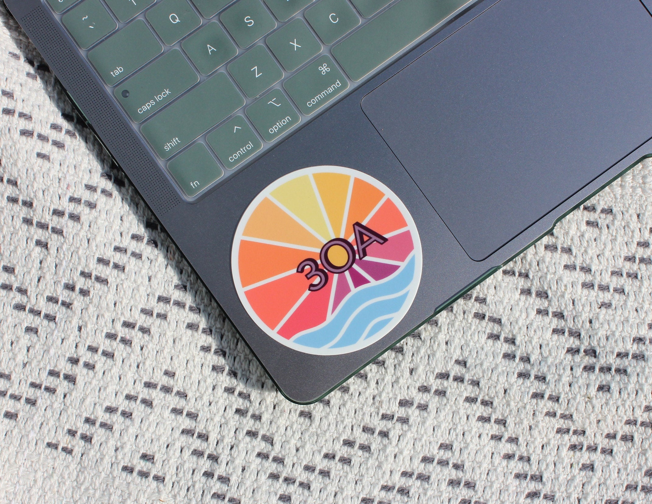 30A Sunrise Circle Sticker, 30A Beach Sticker, 30A Florida Sticker, 30A ...