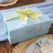 Baby Blue Magnetic Gift Box With Ribbon, Personalized Empty Box (9x6x4 ...