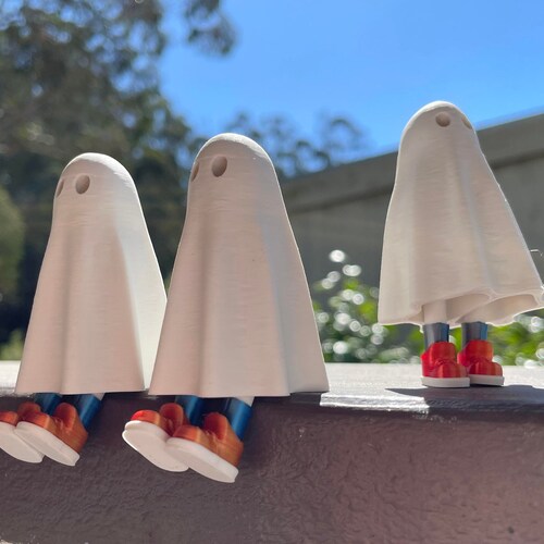 Cute Ghost With Legs Zou Ghost 3D Printed Ghost - Etsy Cute Ghost With Legs Zou Ghost 3D Printed Ghost - Etsy