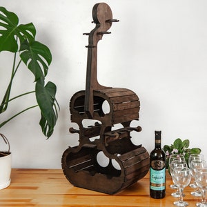 Cello Wine Rack Wood, Wine Rack Countertop Rustic, Wine Rack Free ...