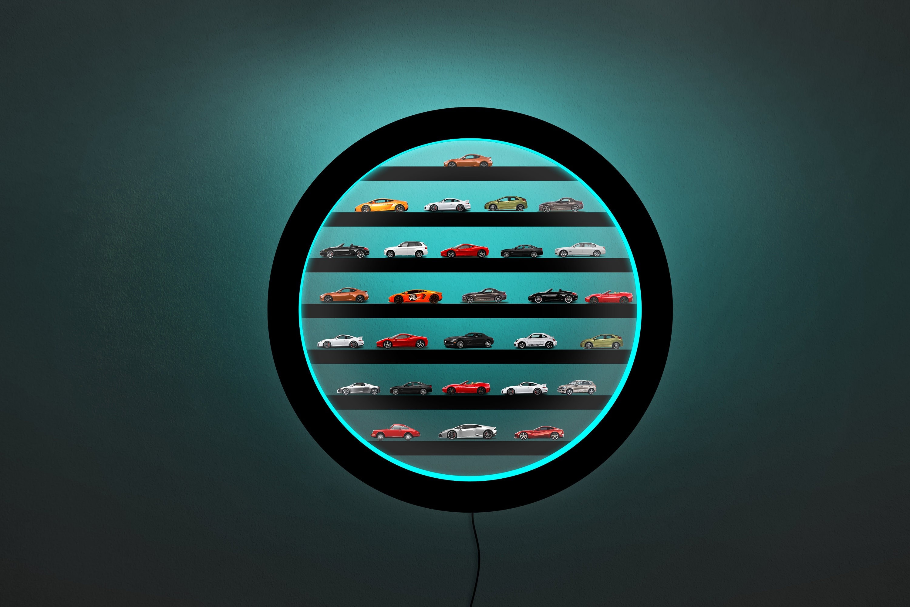 Toy Car Storage Wall, Toy Car Holder, Toy Car Wall Shelf, Wood Shelf ...