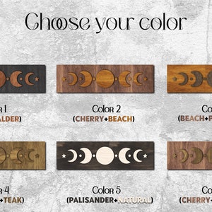 Moon Phases Wood Wall Art, Moon Phase Wood Sign, Moon Wooden Sign, Moon ...