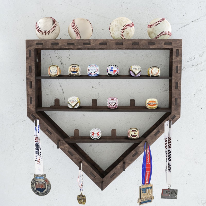 Baseball Ring Display - Etsy
