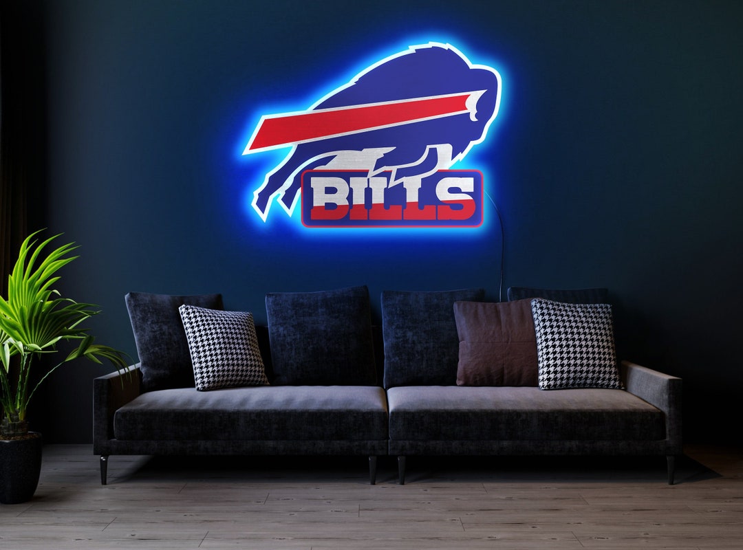 Buffalo Bills Neon Sign, Buffalo Bills Led Sign, Buffalo Bills Light up ...
