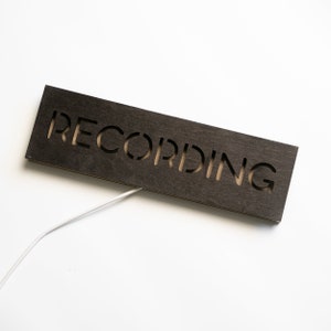Recording Studio Light up Sign, Recording Neon Sign, Recording Led Sign ...