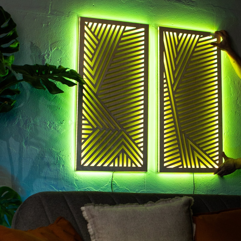 Led Wall Art - Etsy