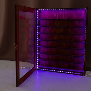 Casino Chip Display With Led, Poker Chip Holder Lighted, Coin Display ...