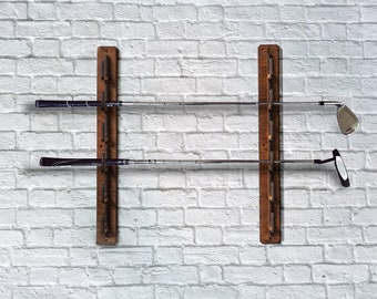 Golf Club Crossed Wall Hanger Bracket - Etsy