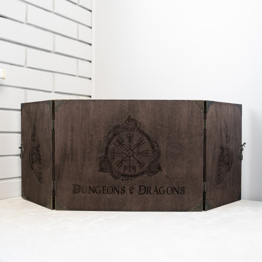 Custom Dungeon Master Screen, DM Screen Wood, Dungeons and Dragons ...