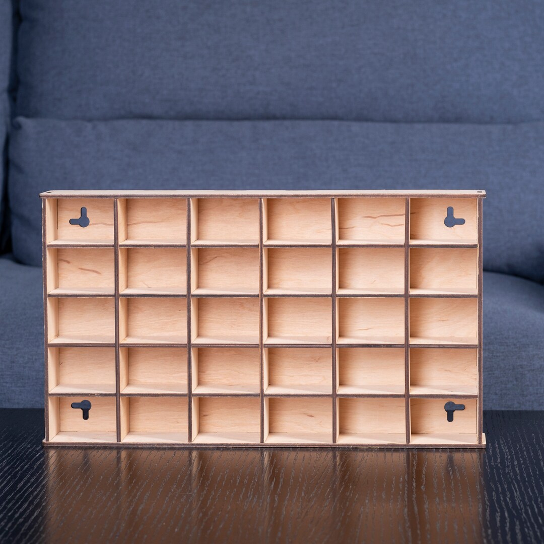 Wood Curio Cabinet, Collection Showcase, Miniatures Display, Wood Knick ...