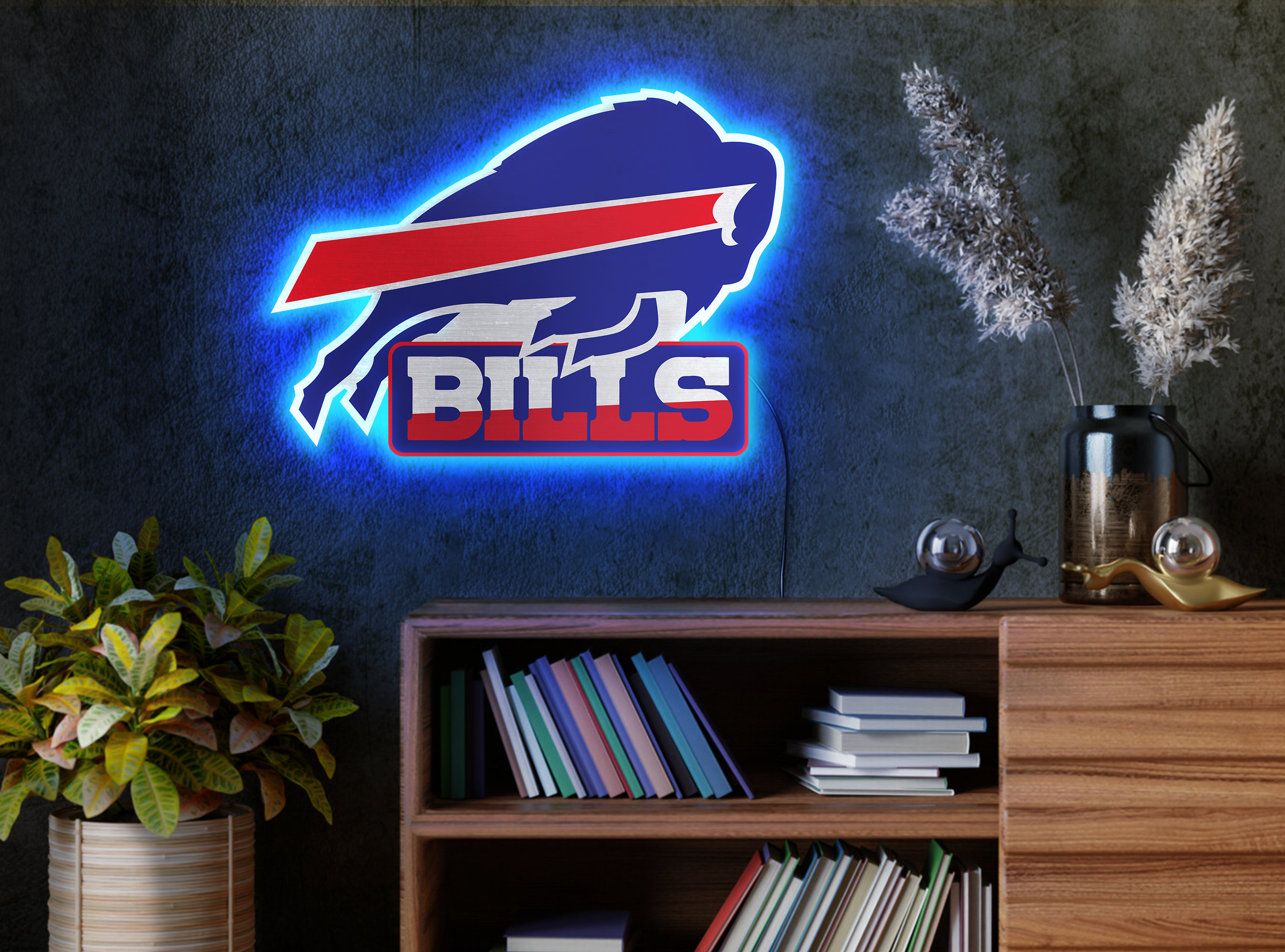 Buffalo Bills Neon Sign Buffalo Bills Led Sign Buffalo Bills - Etsy