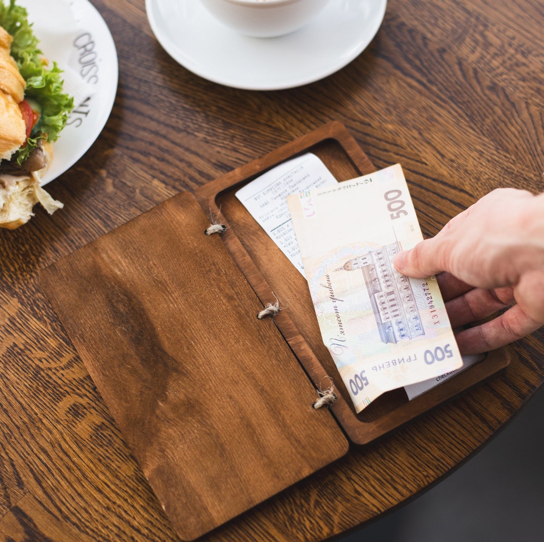 Custom Check Presenter, Wooden Check Holder, Check Presenter for ...