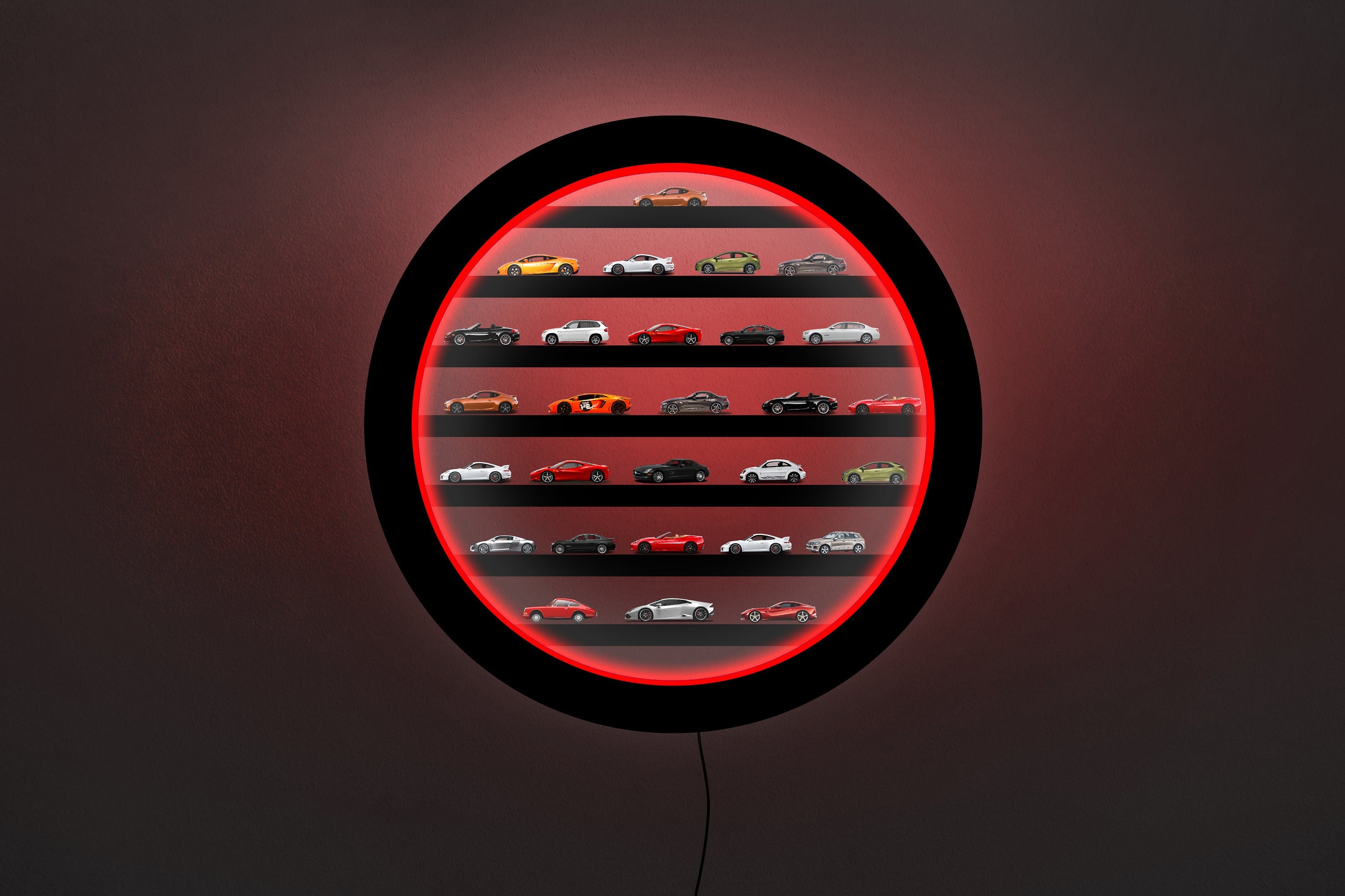 Toy Car Storage Wall, Toy Car Holder, Toy Car Wall Shelf, Wood Shelf ...