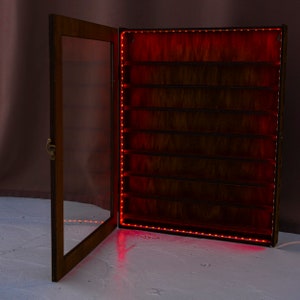 Casino Chip Display With Led, Poker Chip Holder Lighted, Coin Display ...