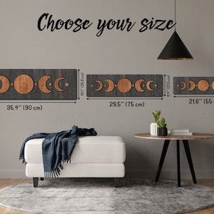 Moon Phases Wood Wall Art, Moon Phase Wood Sign, Moon Wooden Sign, Moon Phases Wall Decor,rustic ...