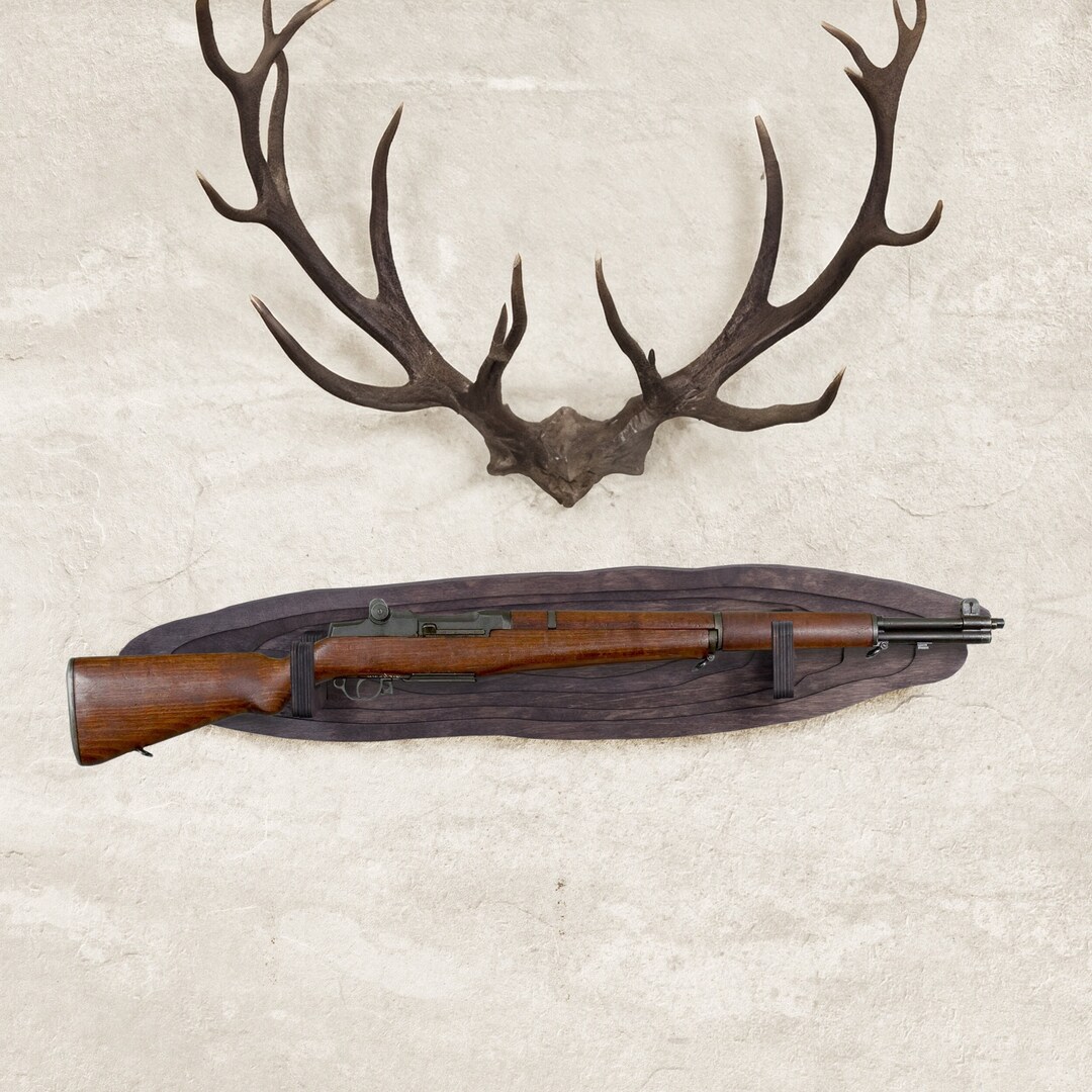 Wood Rifle Rack, Wood Gun Rack, Rustic Gun Rack, Rifle Storage, Hunting ...