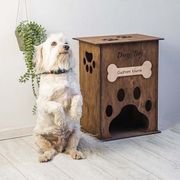 Dog Toy Box - Etsy