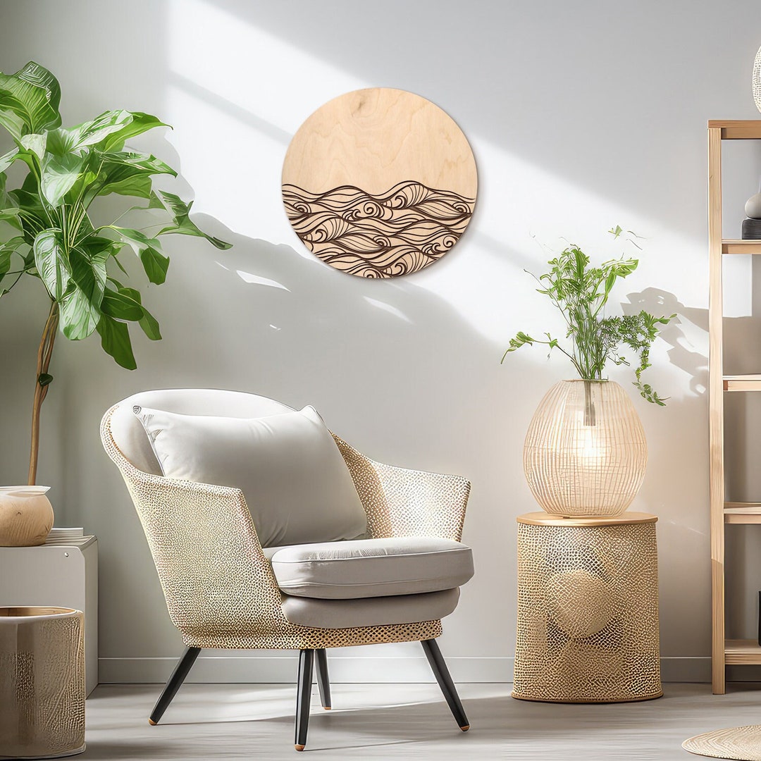 Wave Wall Panel, Wave Wood Wall Art, Wave Wall Hanging, Surf Wall Art ...