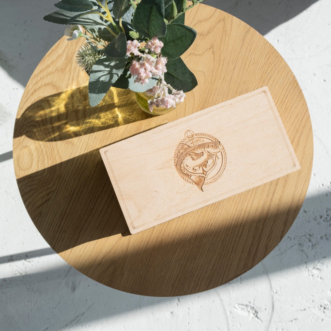 Custom Tackle Box Personalized Tackle Box Wooden Tackle Box - Etsy